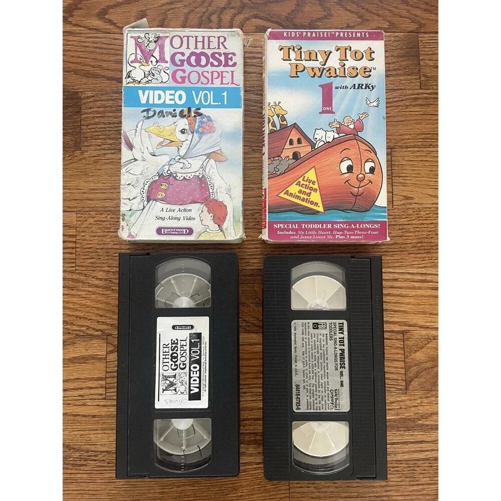 Media | Rare Tiny Tot Praise Vhs Vol 1 Mother Goose Gospel Christian ...